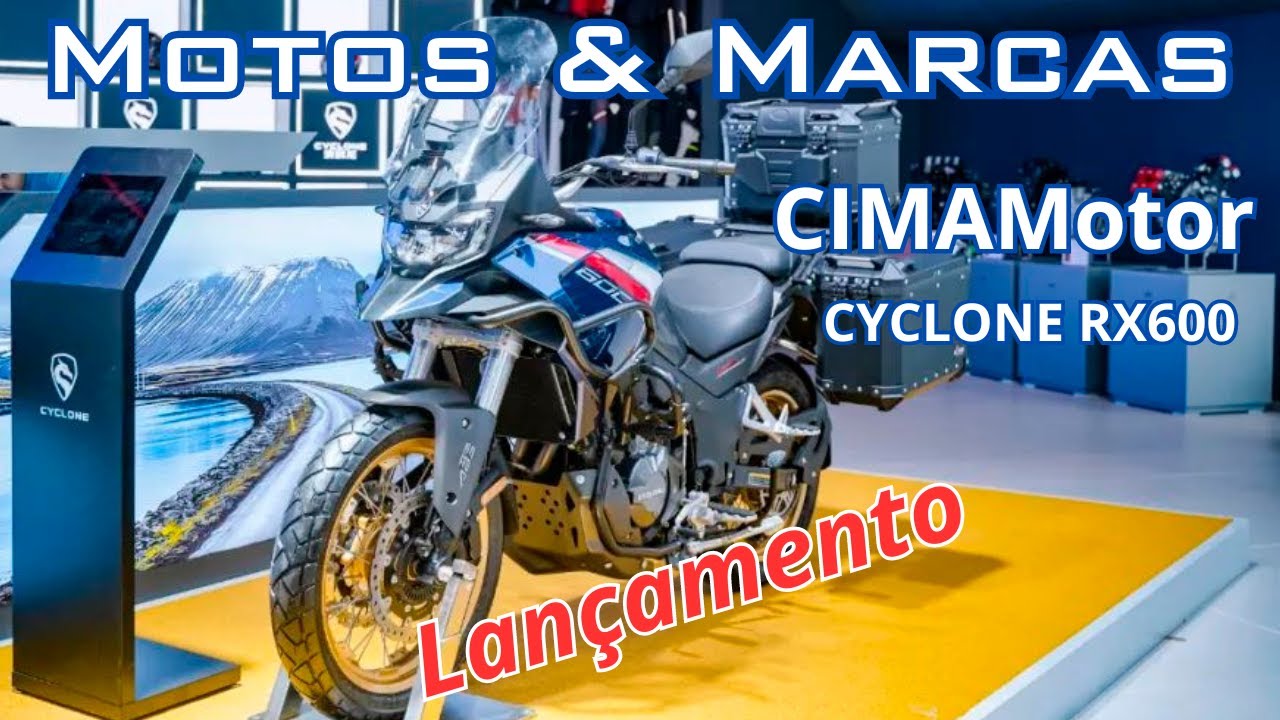 Mais um lançamento no salão CIMAMotor CYCLONE RX600, moto antecipada ...