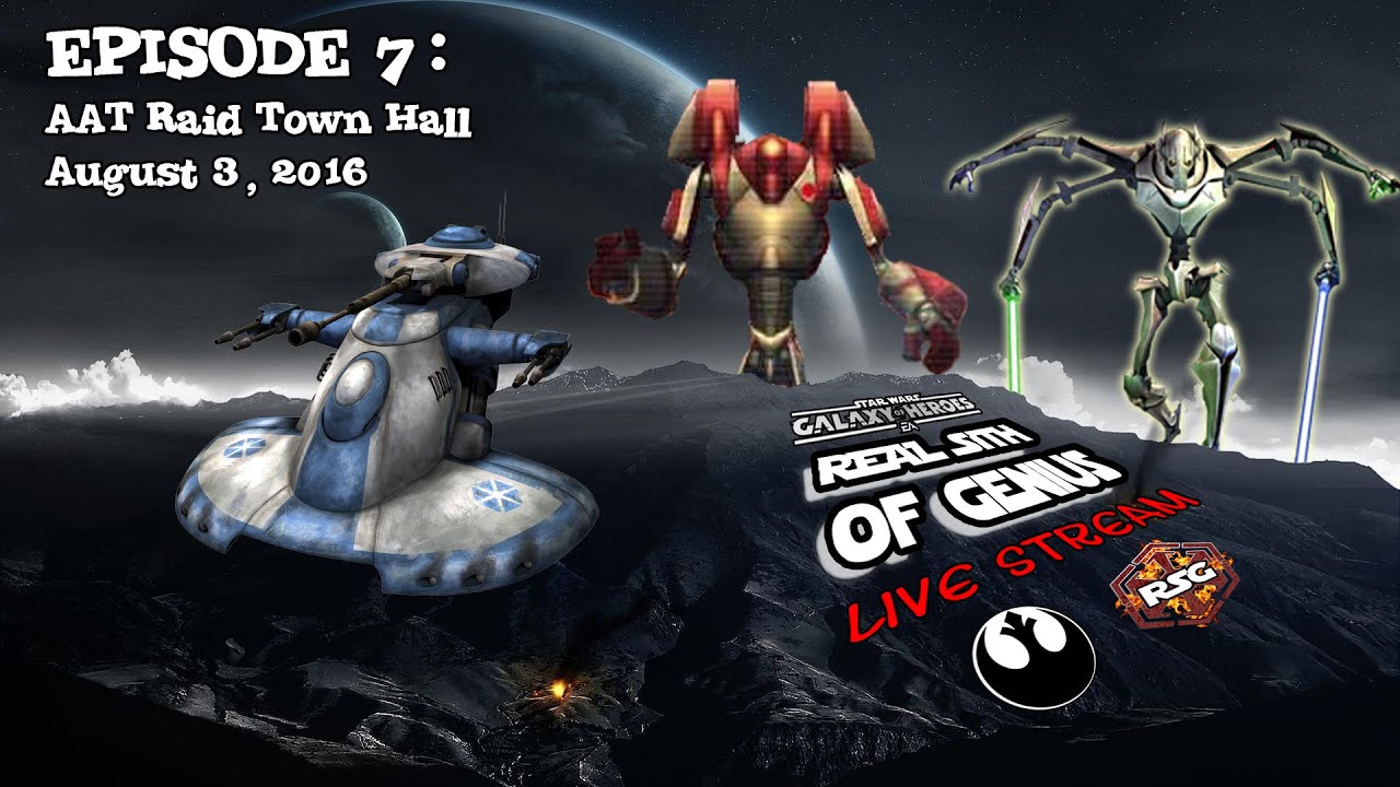 SWGOH Live Stream Episode 7: AAT Raid Town Hall | Star Wars: Galaxy of ...