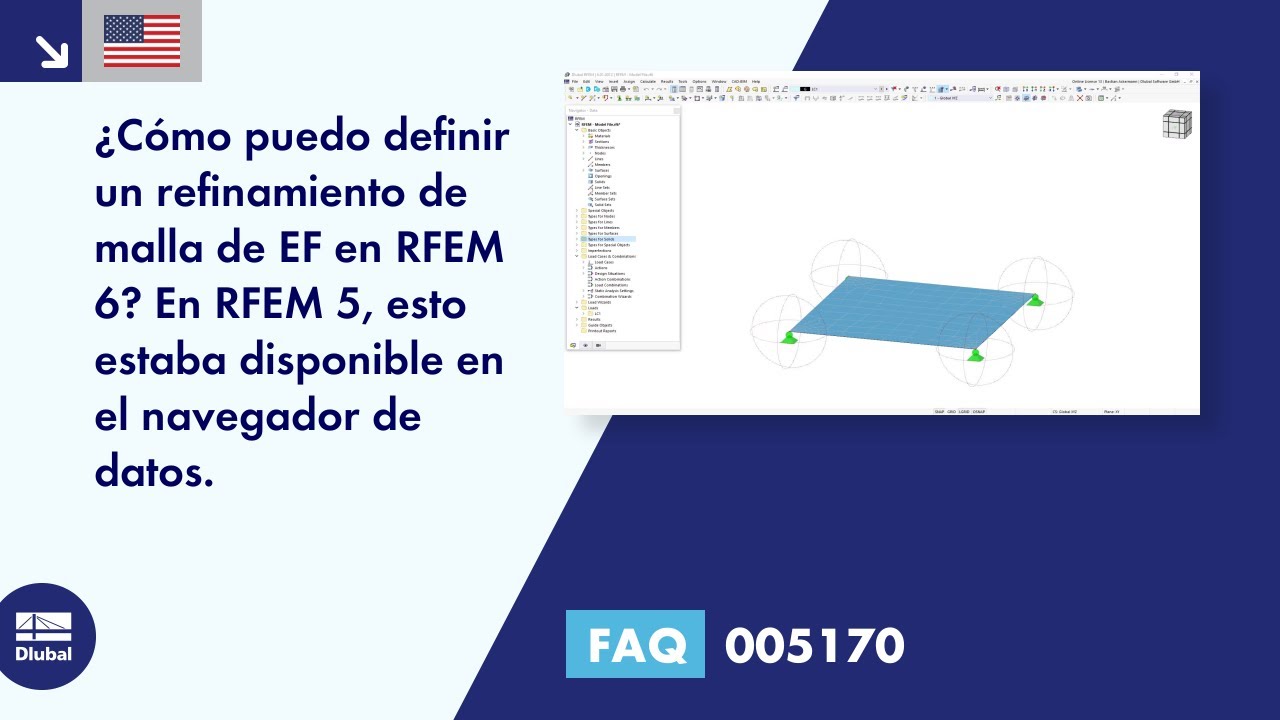 [EN] FAQ 005170 | ¿Cómo puedo definir un refinamiento de malla de EF en RFEM 6? En RFEM 5, esto ...