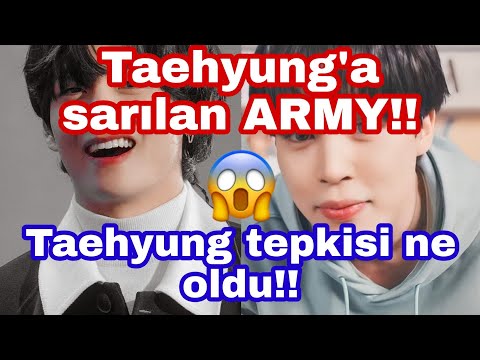 Taehyung'a sarılan ARMY!!
