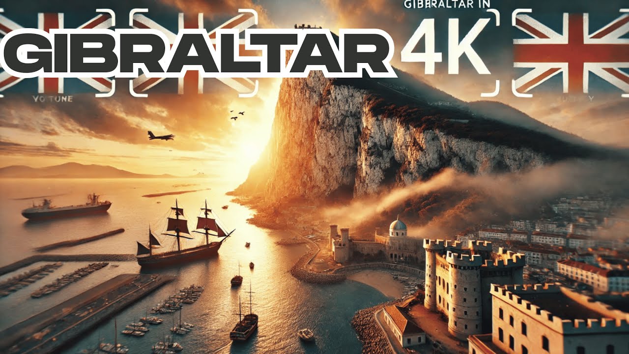 Aerial View of Gibraltar | Drone Footage Gibraltar: A Bird's Eye View ...