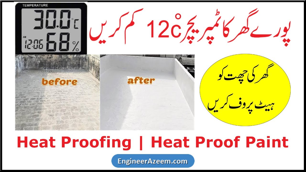Heat Proofing | Roof Heat | Heat Proof Paint | Roof Heat Proofing ...