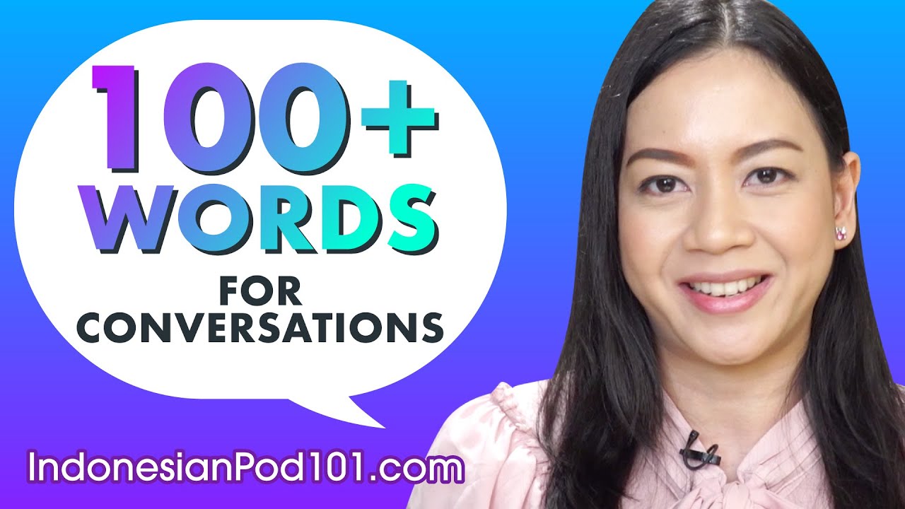 Learn Over 100 Indonesian Words for Daily Conversation! - YouTube