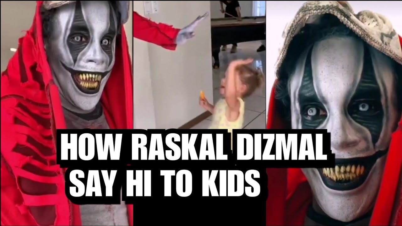 HOW RASKAL DIZMAL SAY HI TO KIDS IN A CUTE WAY 😅 - YouTube