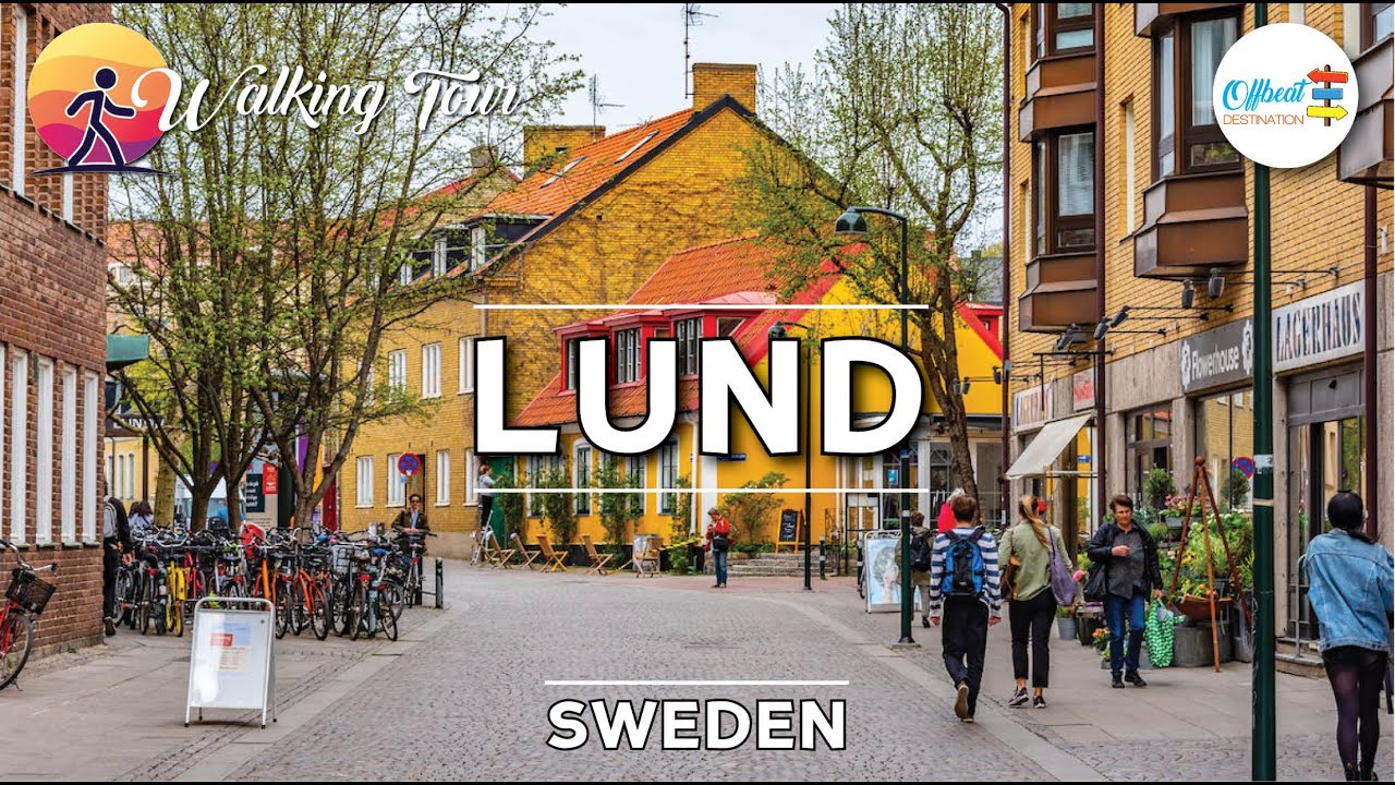 Lund, Sweden 🇸🇪 4k Walking Tour | City Tour 2024 | All Tourist ...