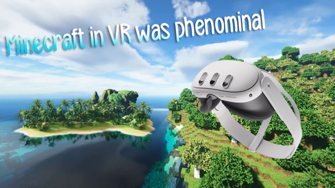 The Minecraft VR Mod is so much better than I expected - YouTube