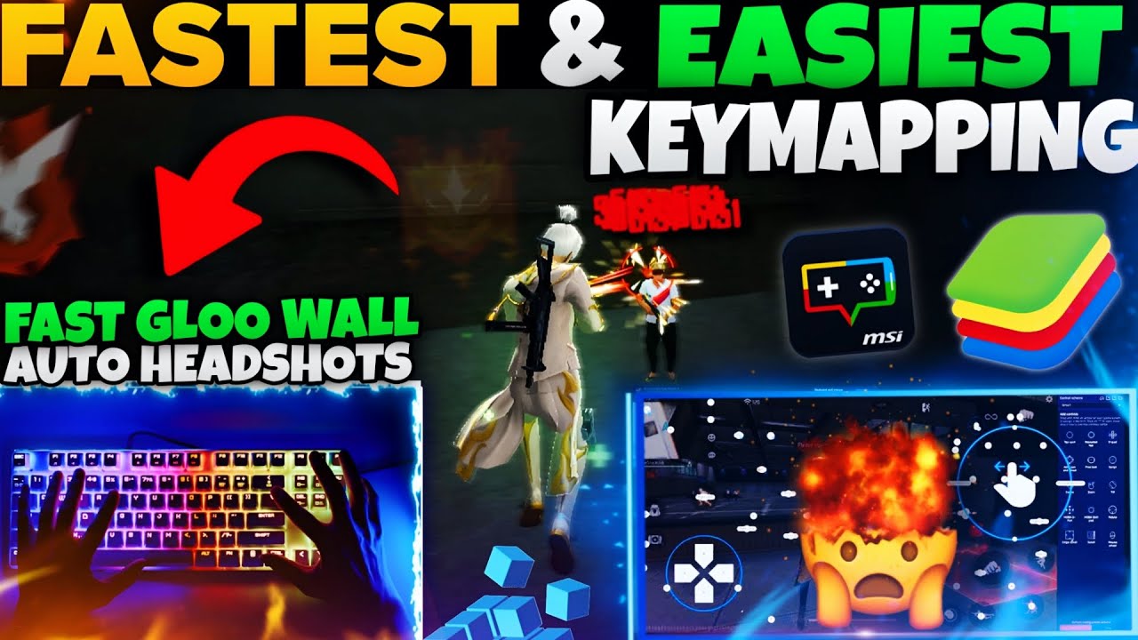 Revealing Best Fastest KEYMAPPING Custom HUD Settings For Free Fire PC ...