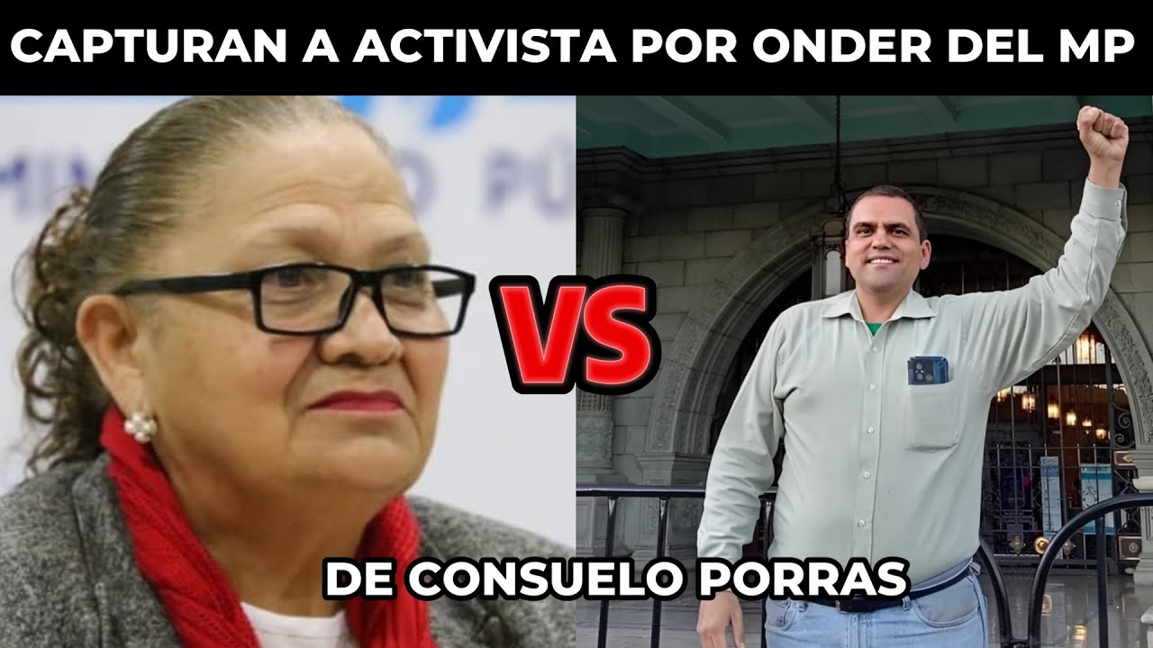 ACTIVISTA MARCO ANTONIO FUE DETENIDO POR MANIFESTAR CONTRA EL MP DE ...