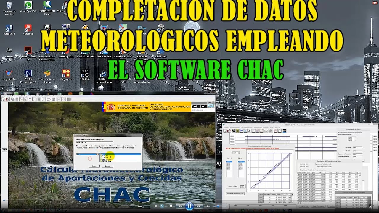 COMPLETACION DE DATOS METEOROLOGICOS PRECIPITACION TEMPERATURA, VIENTOS ...