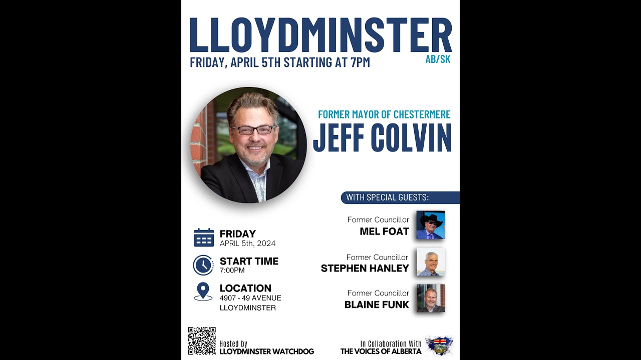 Jeff Colvin, former Chestermere Mayor in Lloydminster, Alberta - YouTube