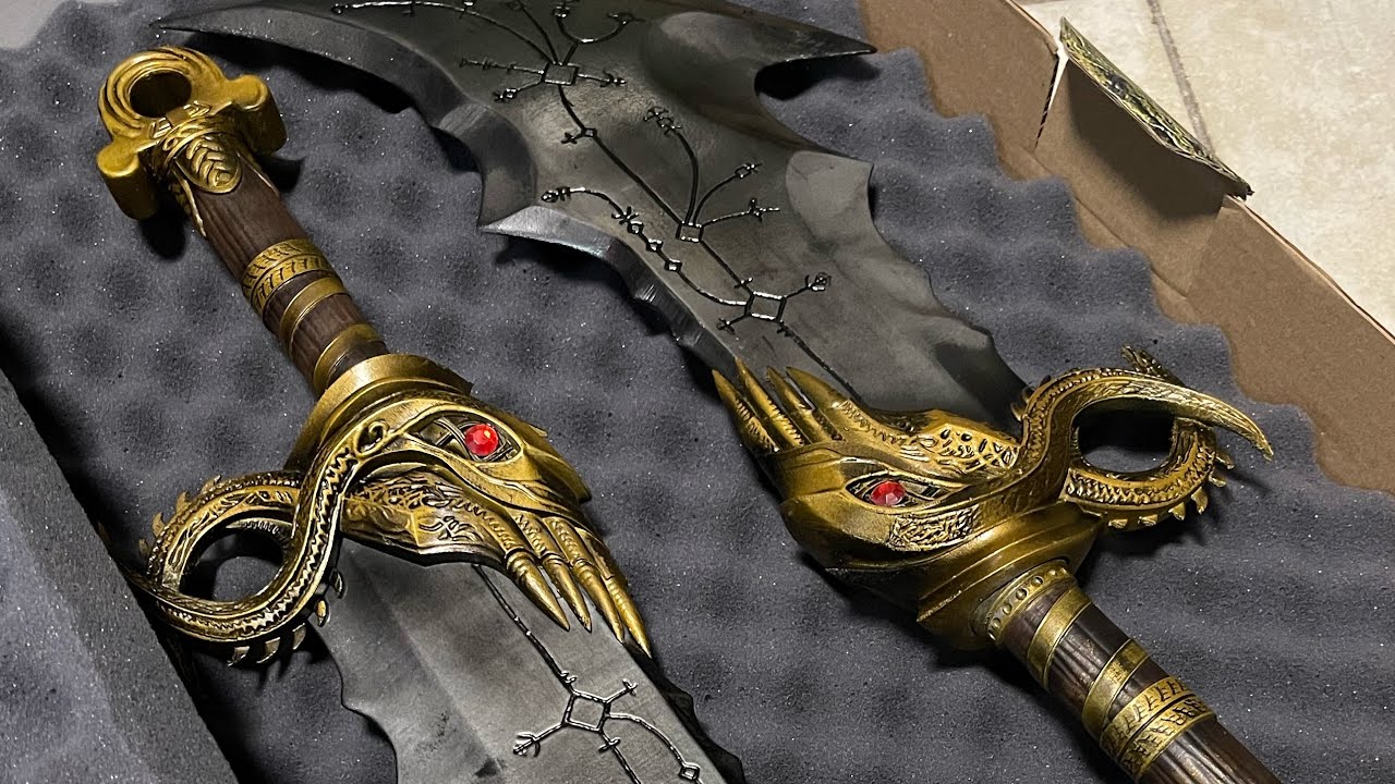 3D armory Designs Blades of Chaos unboxing - YouTube
