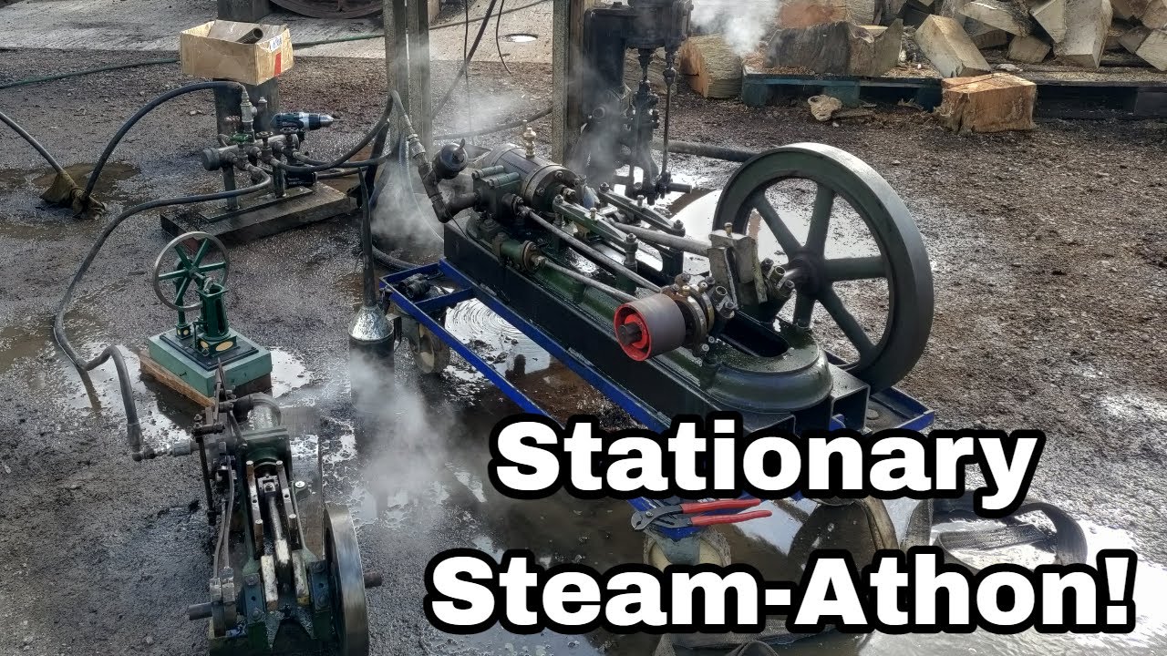 Stationary Steam Engine Collection - YouTube