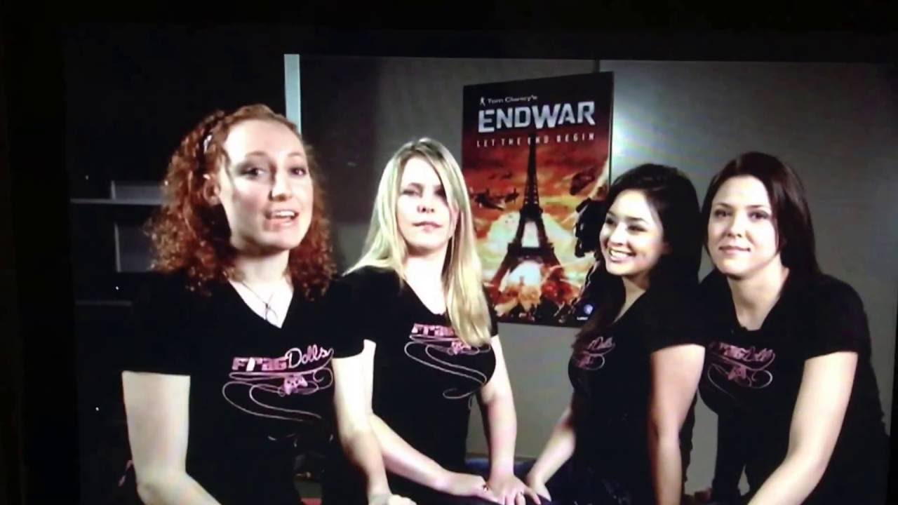 Frag Dolls play Endwar (Oldskool footage) - YouTube