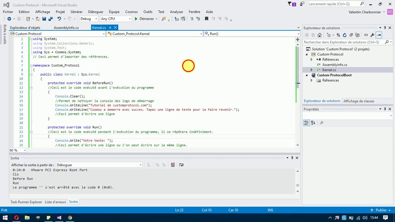 Premier Boot CosmosOS - YouTube