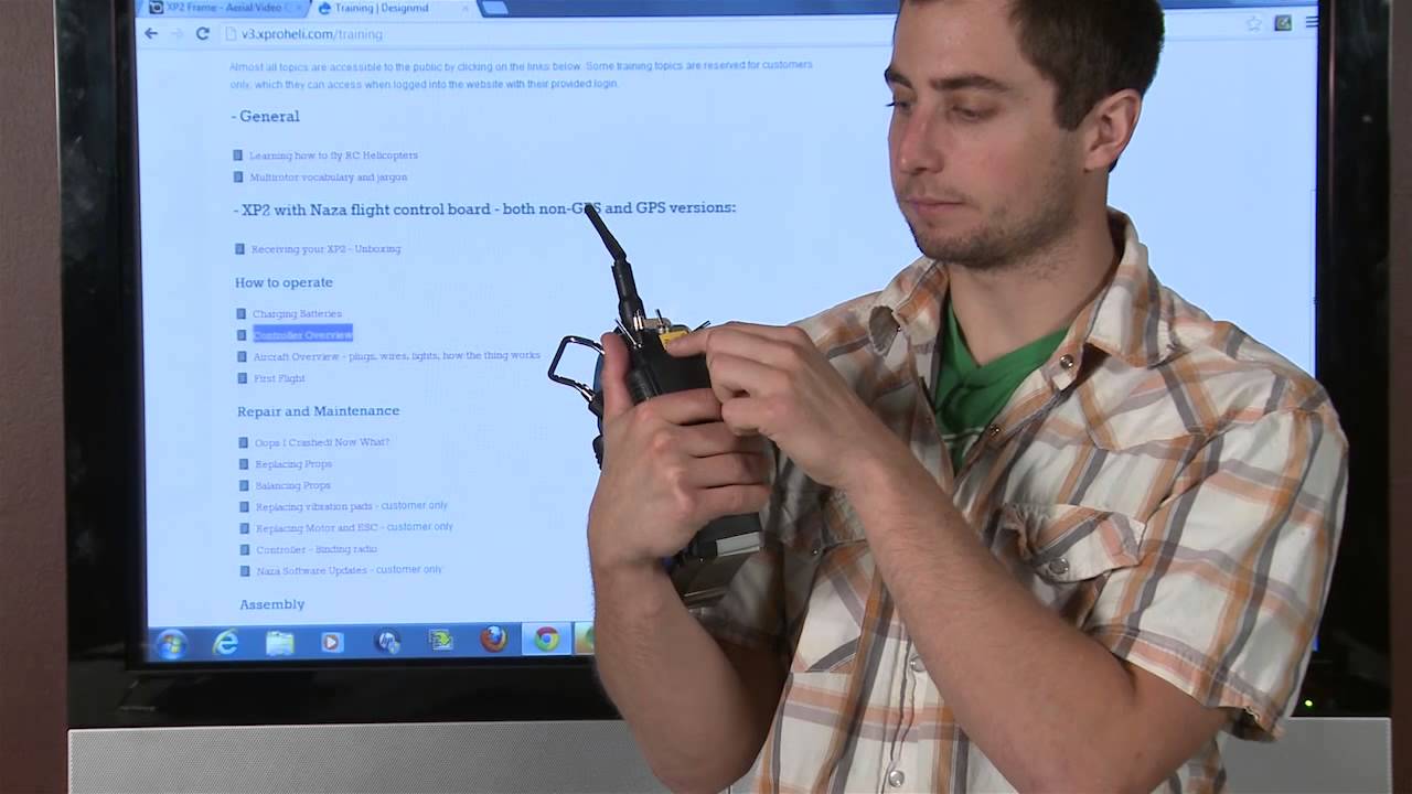 Spektrum DX8 Controller Overview for XP2 Quadcopter with GPS - YouTube