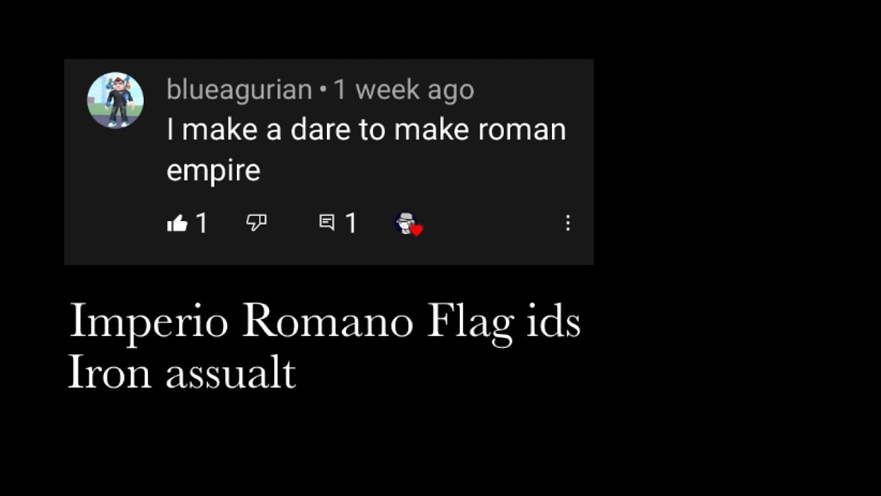 Roman flag ids (iron assualt) - YouTube