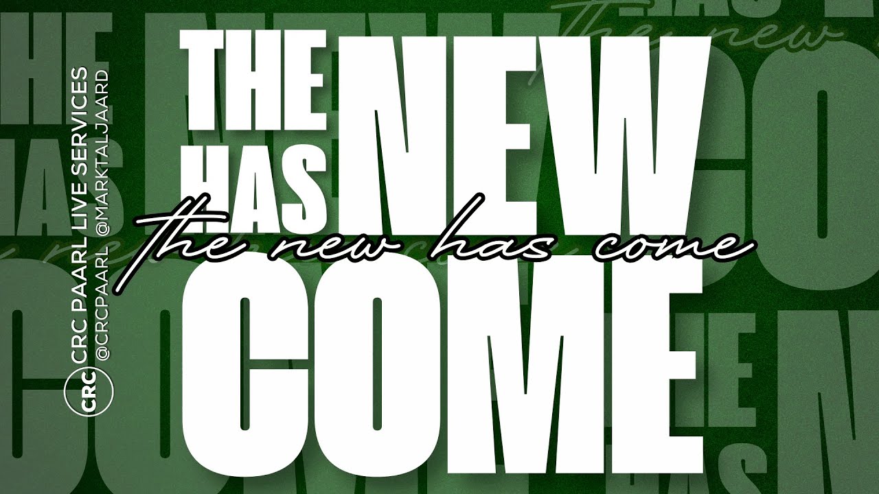 The new has come | Ps Mark Taljaard | 24/11/2024 - YouTube