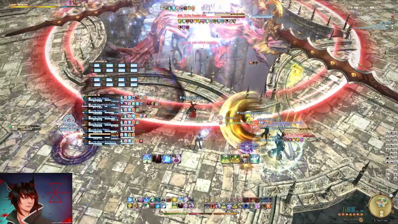FFXIV - The Orbonne Monastery - The Thunder God - WHM PoV (blind run ...
