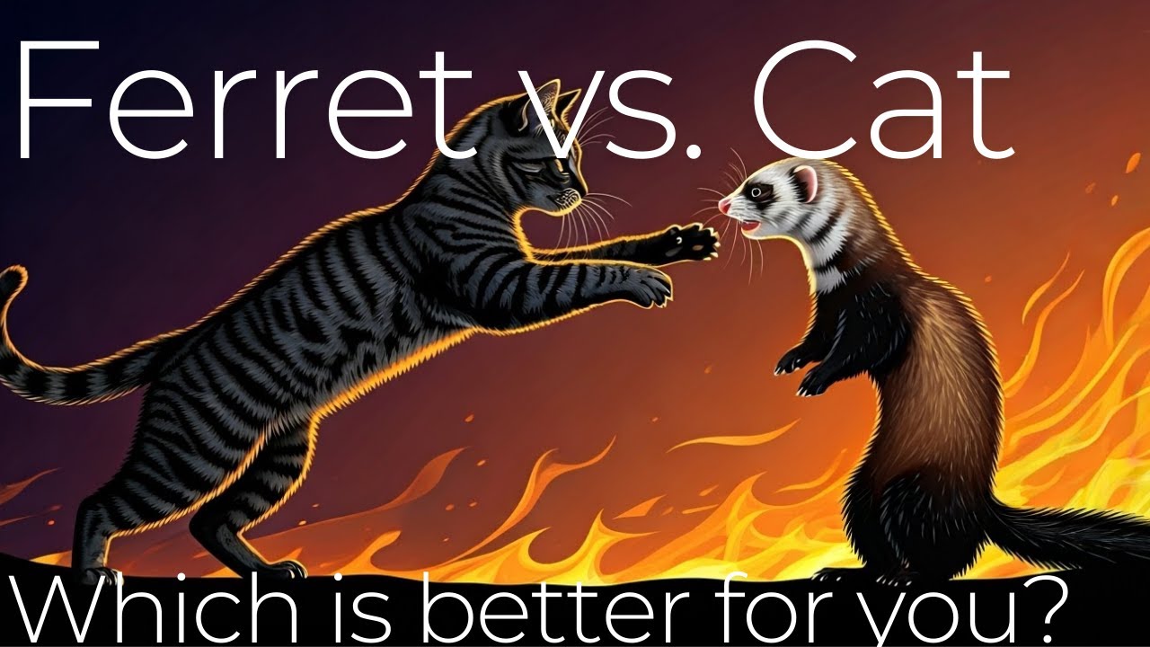 Ferret vs Cat Which is Better for You? #ferret #pets #cats - YouTube