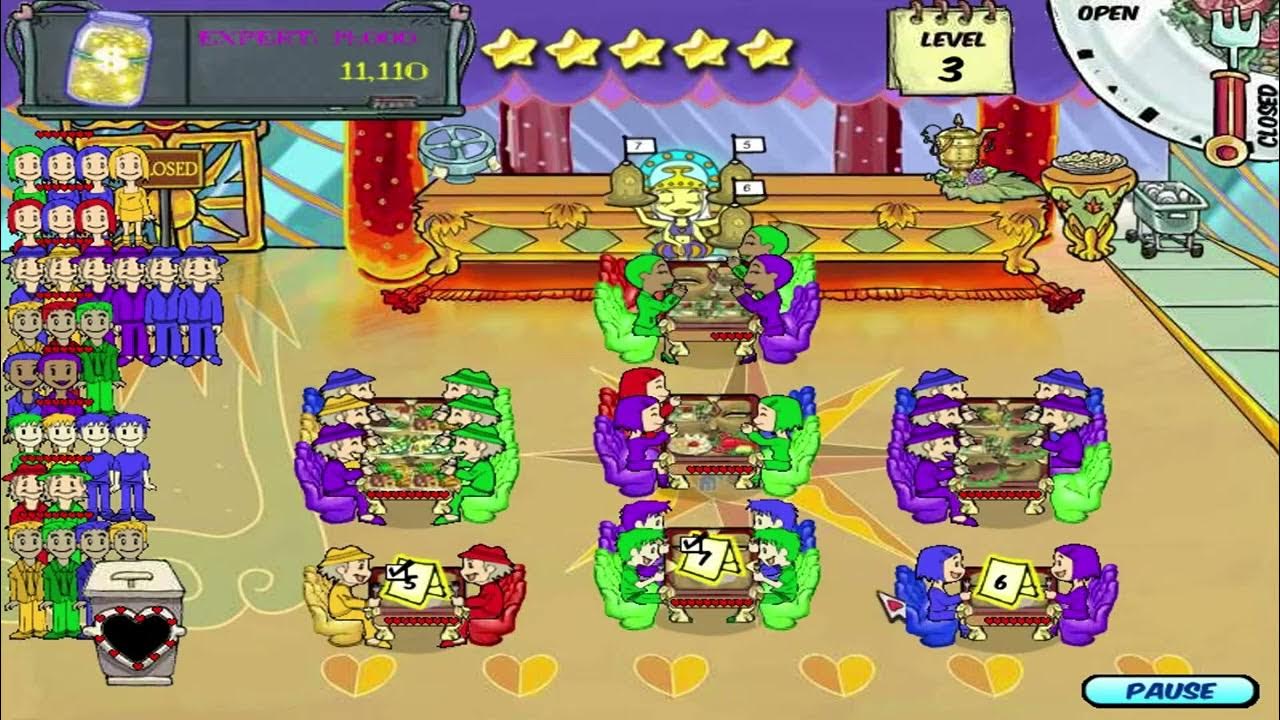 Diner Dash - Level #43 - Indian Restaurant III - YouTube