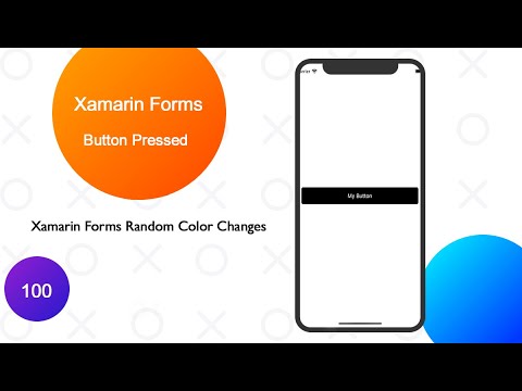 Xamarin Forms Random Color Changes on Button Clicked using C# - YouTube