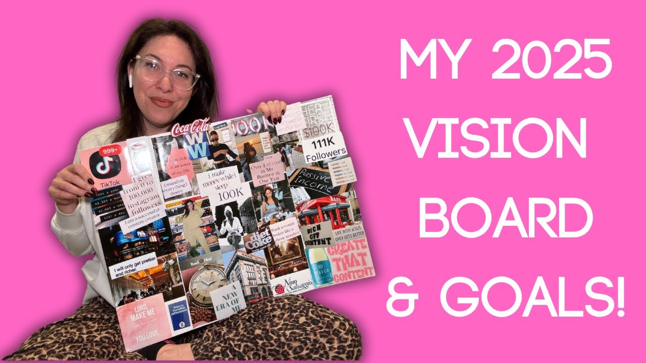 2025 Vision Board & Goals Looking Back on Last Year + My Year to BUILD ...