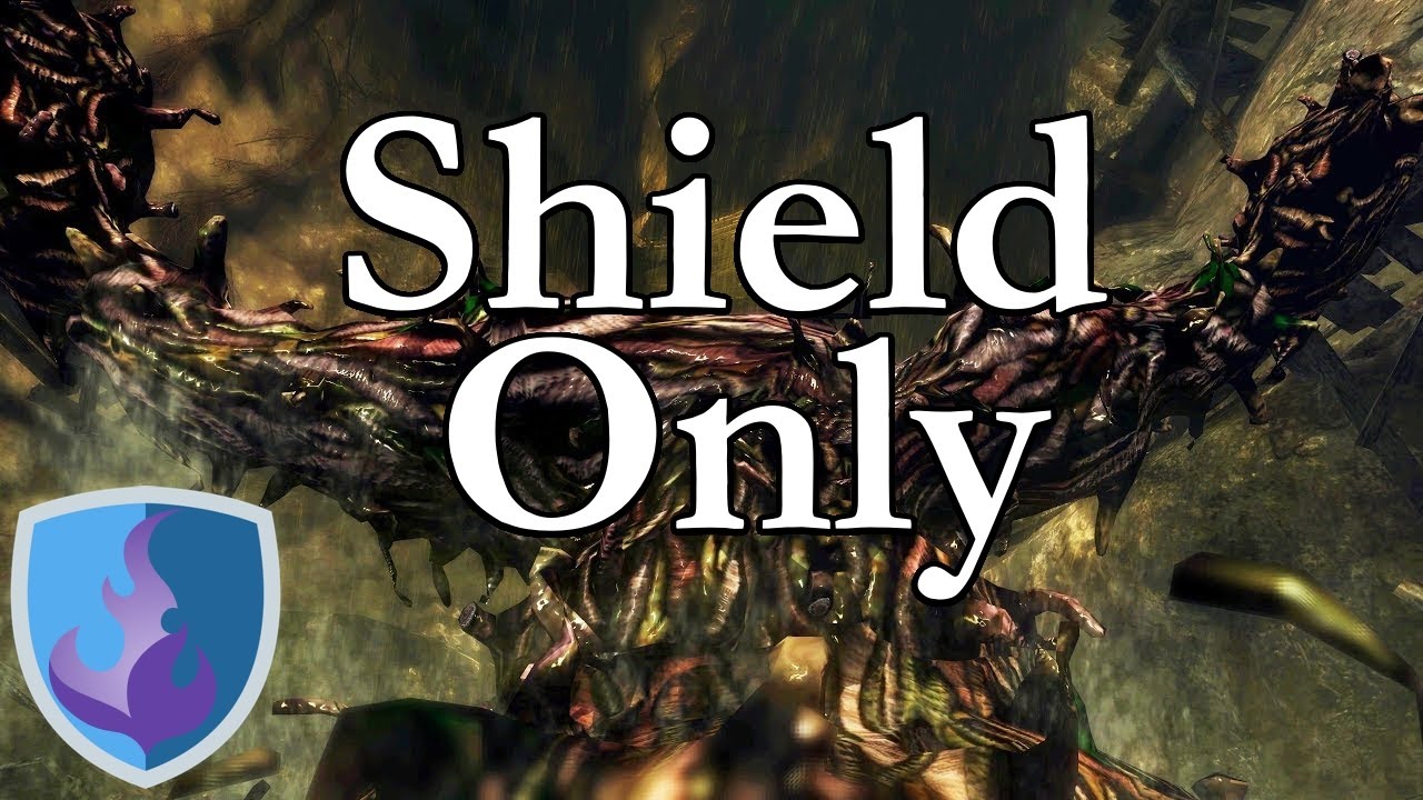 how to fight Leechmonger with only a shield - YouTube