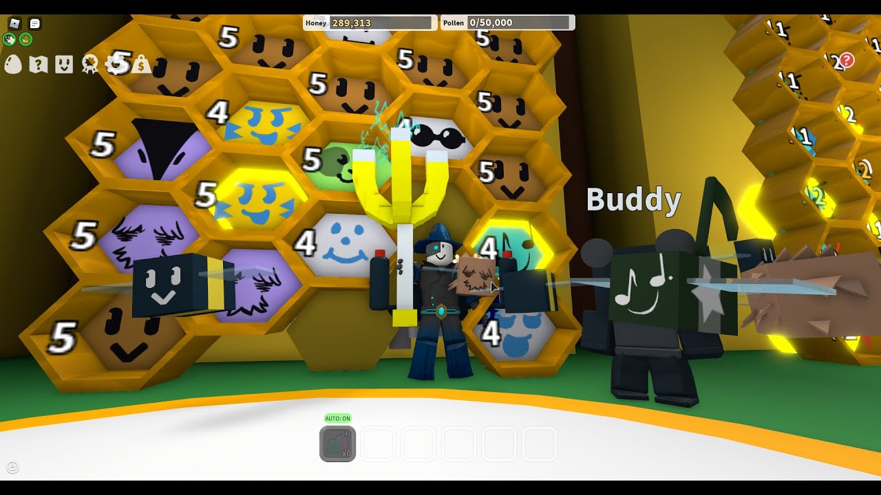 Noob With 3 Mythic Bees! Made 1 Million Honey in 10 minutes Bee Swarm ...