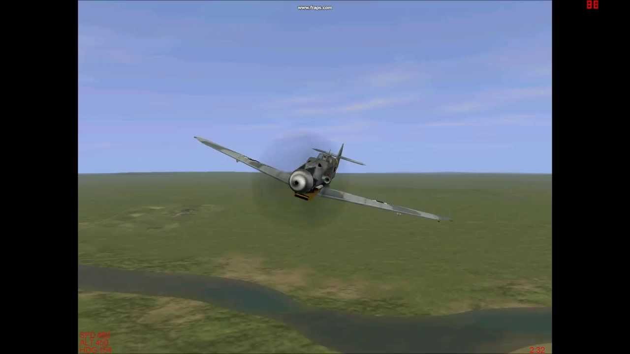Russian P 39 in Dogfight with Hartmann's Bf 109 - IL-2 Sturmovik - YouTube