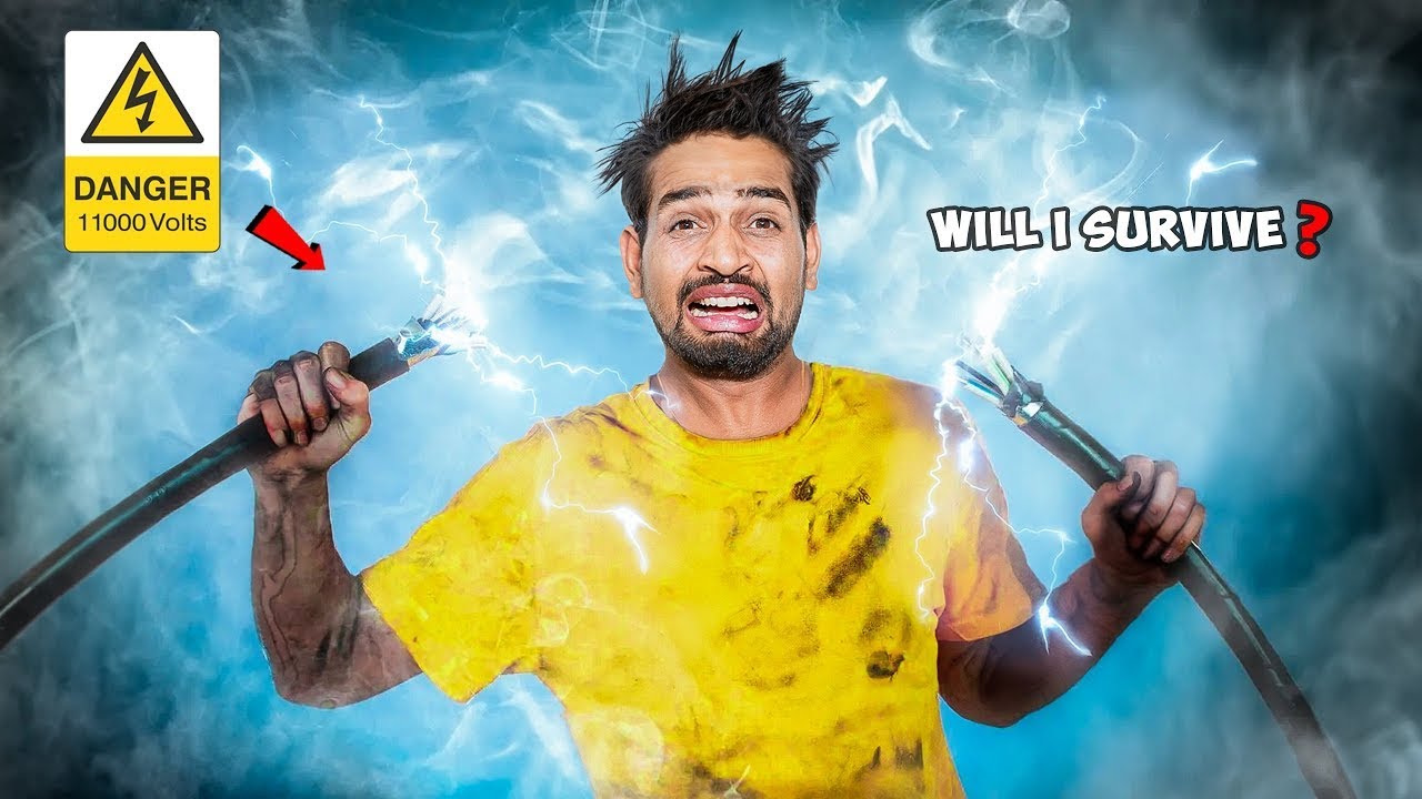 Holding 11000 Volts Electricity In Hand's...🔌⚡⚡⚡ - YouTube