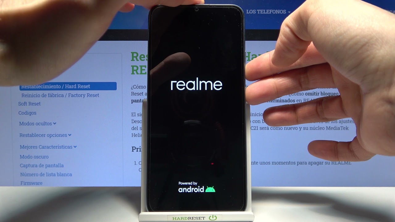 Cómo entrar y salir del modo Recovery en REALME C21 - realme UI ...