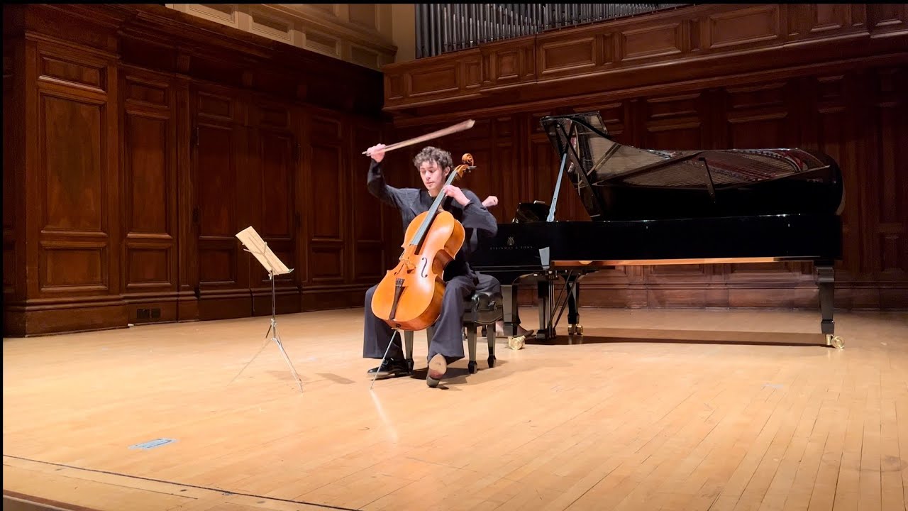 Gabriel Fauré Cello Sonata No. 1 in D minor, Op. 109 | Maxwell Zane ...