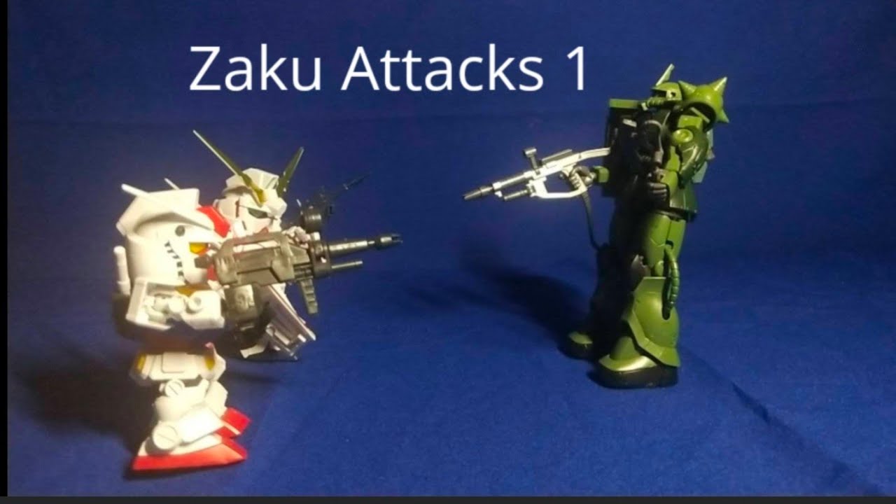 Gundam Battle Zaku Attacks - YouTube