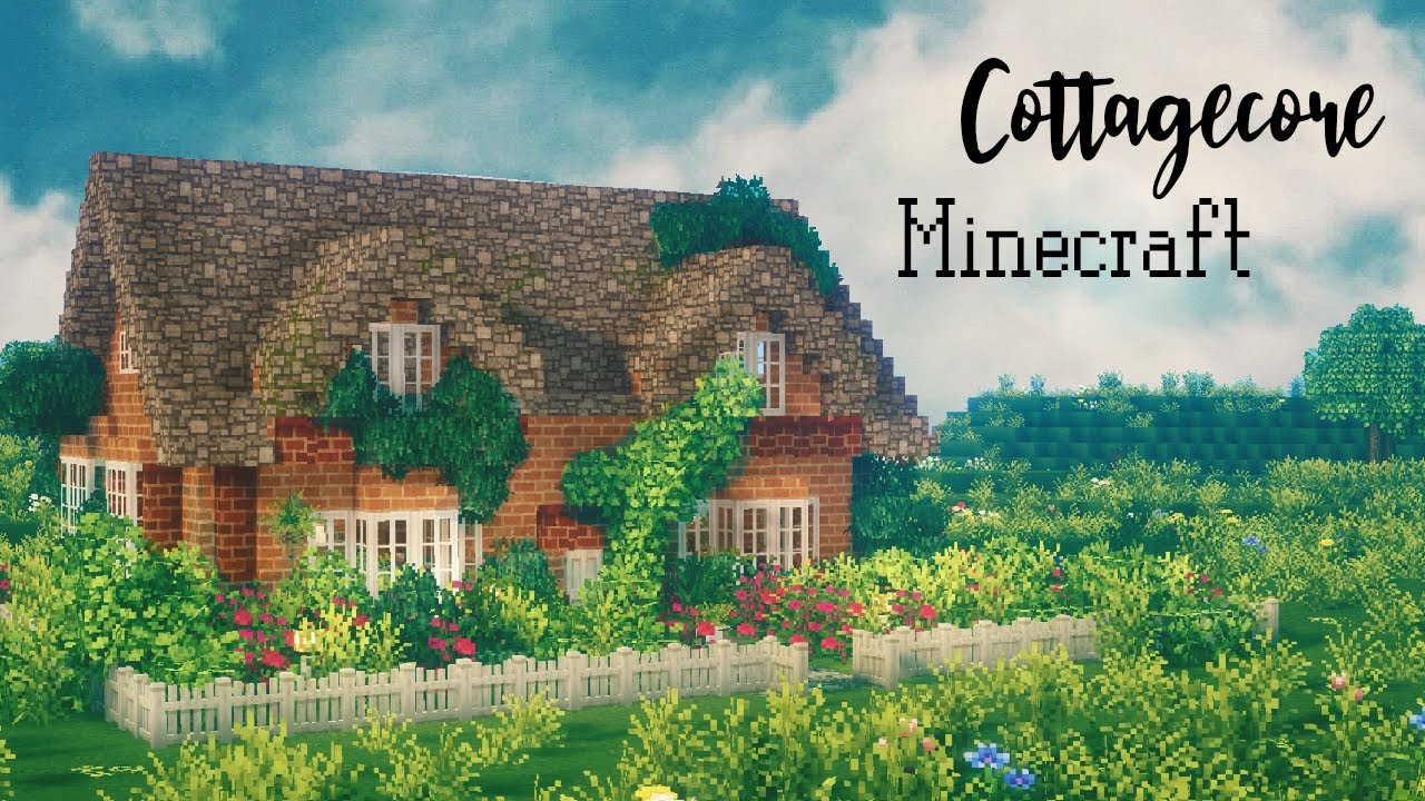 English Cottage Minecraft 🍓🌿 Speed Build CIT Pack Ghoulcraft Mizuno ...