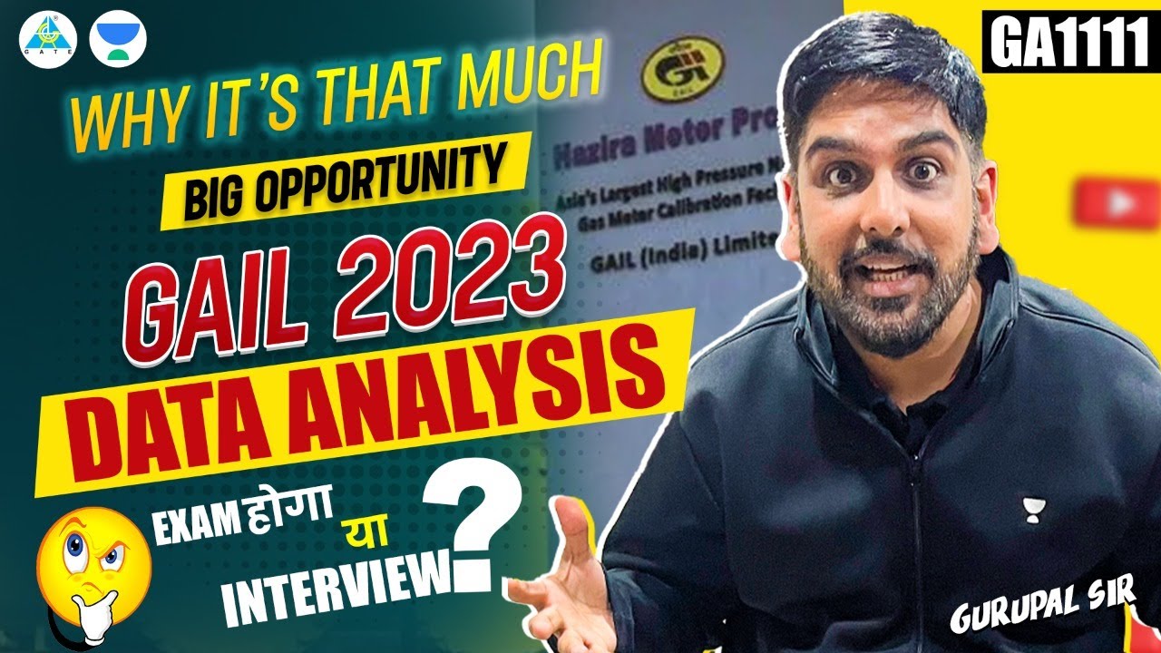 GAIL 2023 Important Data Analysis by #gc_sir 👉👉 Exam hoga ???💥💥 - YouTube