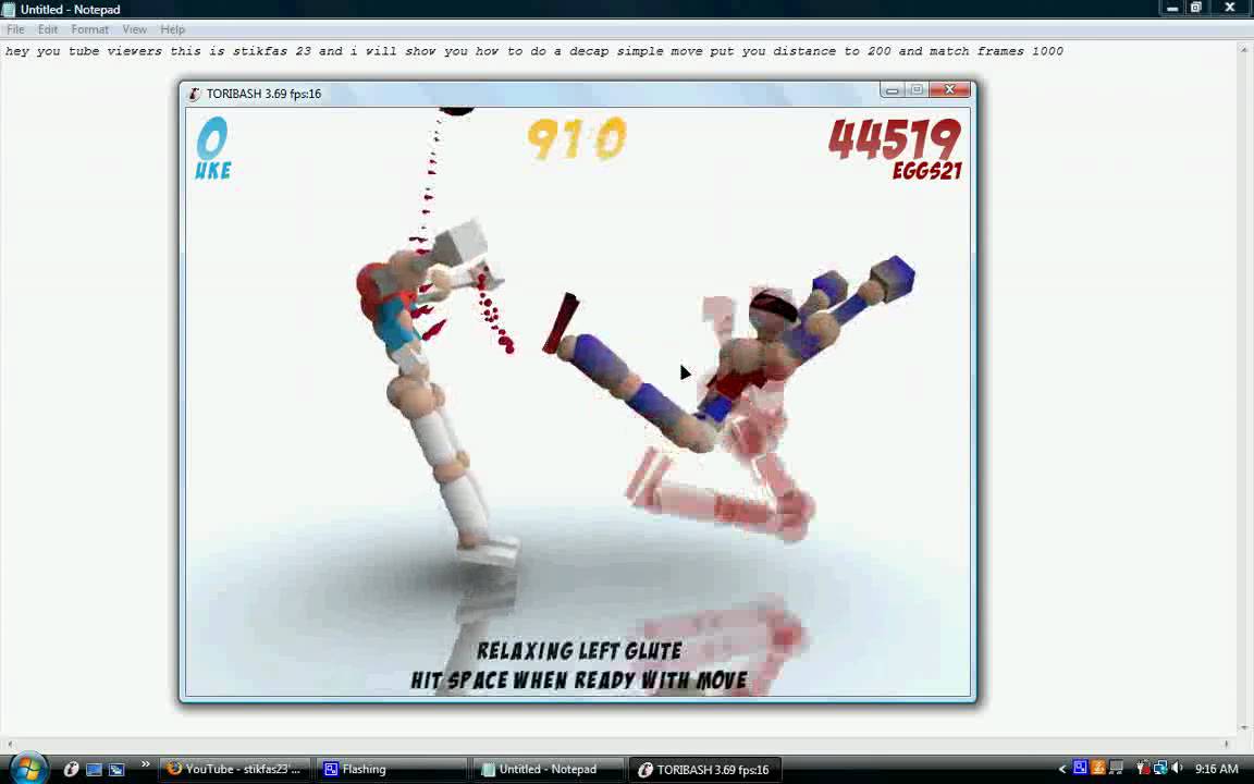 how to do a decap in toribash - YouTube