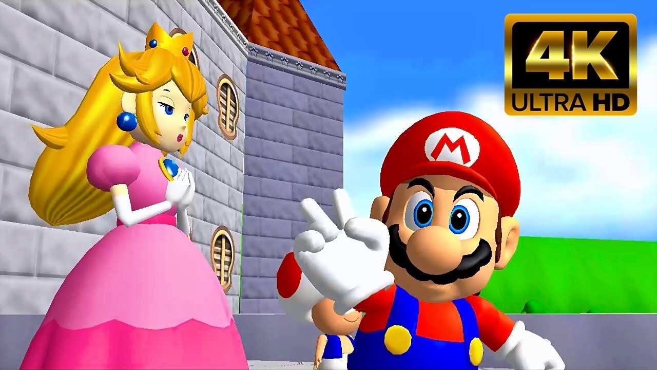 Super Mario 64 HD Final Boss + Ending - 4K - YouTube