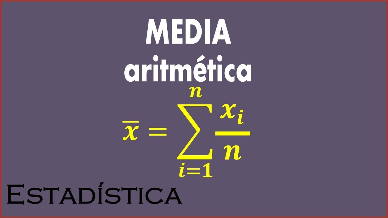 Media aritmetica - Promedio - YouTube