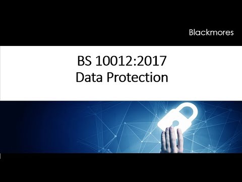 An introduction to BS 10012 webinar - YouTube