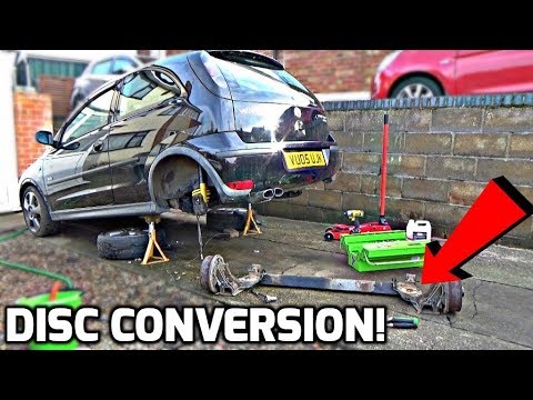 Project 1.8 Corsa - Rear Disc Conversion! (Part #15) - YouTube