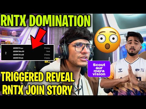 Triggered insaan Reveal RNTX Joining Story 😮 Tracegod Solo 8 Frags 🔥