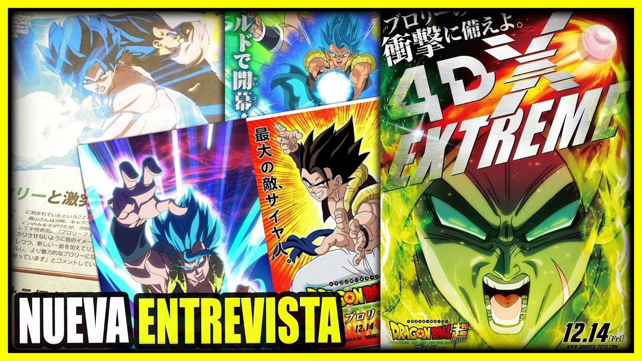 NUEVA ENTREVISTA A TOYOTARO DRAGON BALL SUPER BROLY | DISFRUTA LA ...
