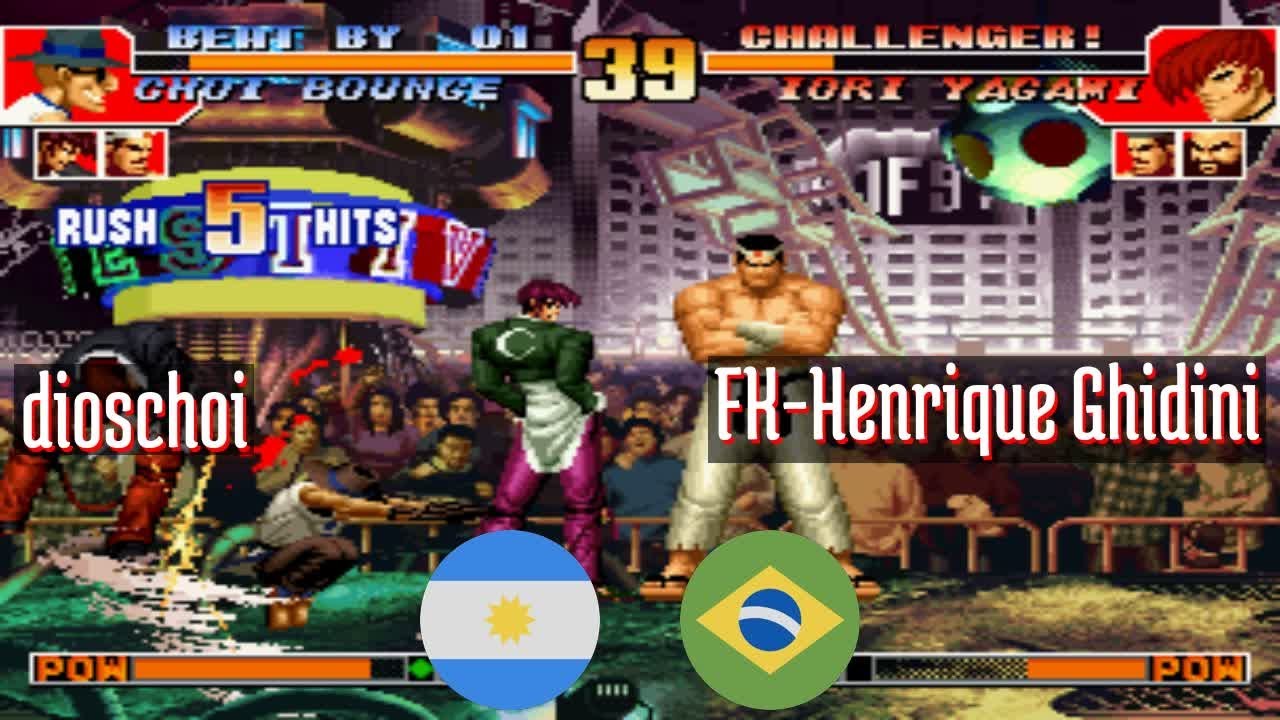 FT5 @kof97: dioschoi (AR) vs FK-Henrique Ghidini (BR) [King of Fighters ...