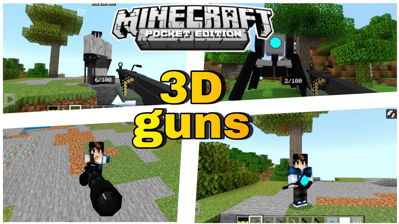 Minecraft Gun Mod Update | MorningStar War Pack V3.35 Add-On | 15+ New ...