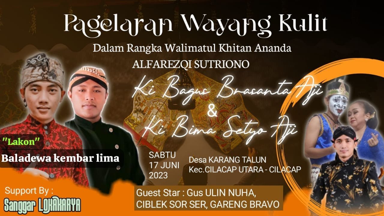 #WAYANGKULIT KI BIMA SETYA AJI & KI BAGUS BRASONTO - BALADEWA KEMBAR ...