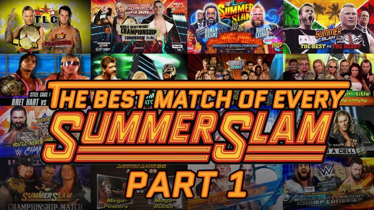 The Best Match of Every SummerSlam (1988-2024) part 1 - YouTube