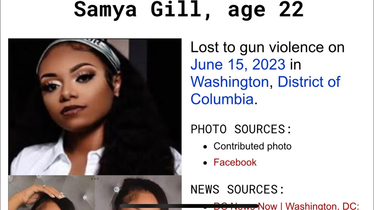SAMYA GILL 22 JUN 15, 2023, WASHINGTON, DC PREGNANT DIES & HER BABY ...