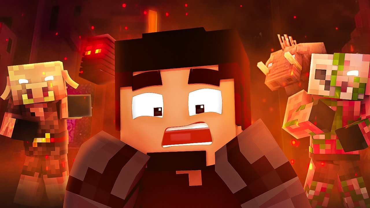My terrifying EXPERIENCE in the Nether!! - (A FIRST TIME Minecraft ...
