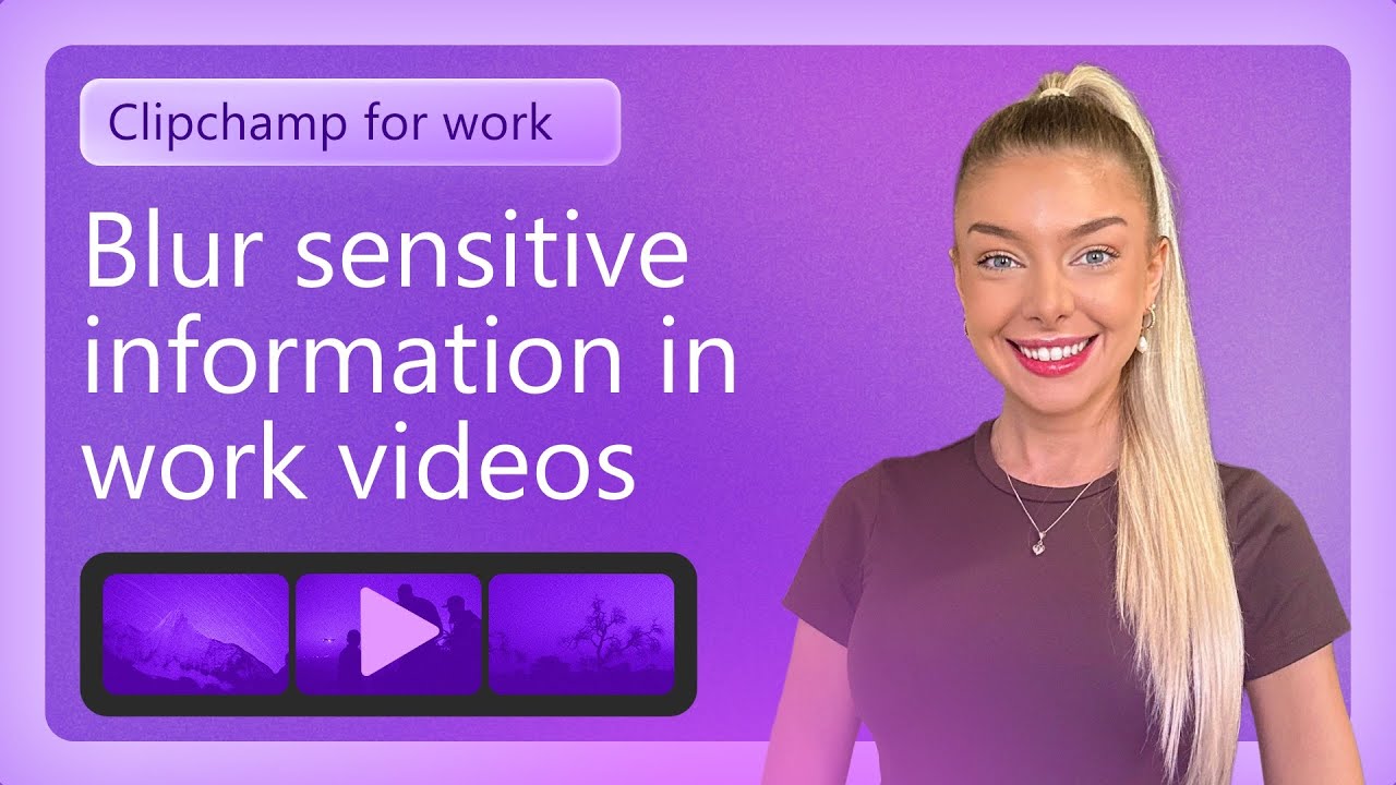 How to blur sensitive information in work videos - YouTube
