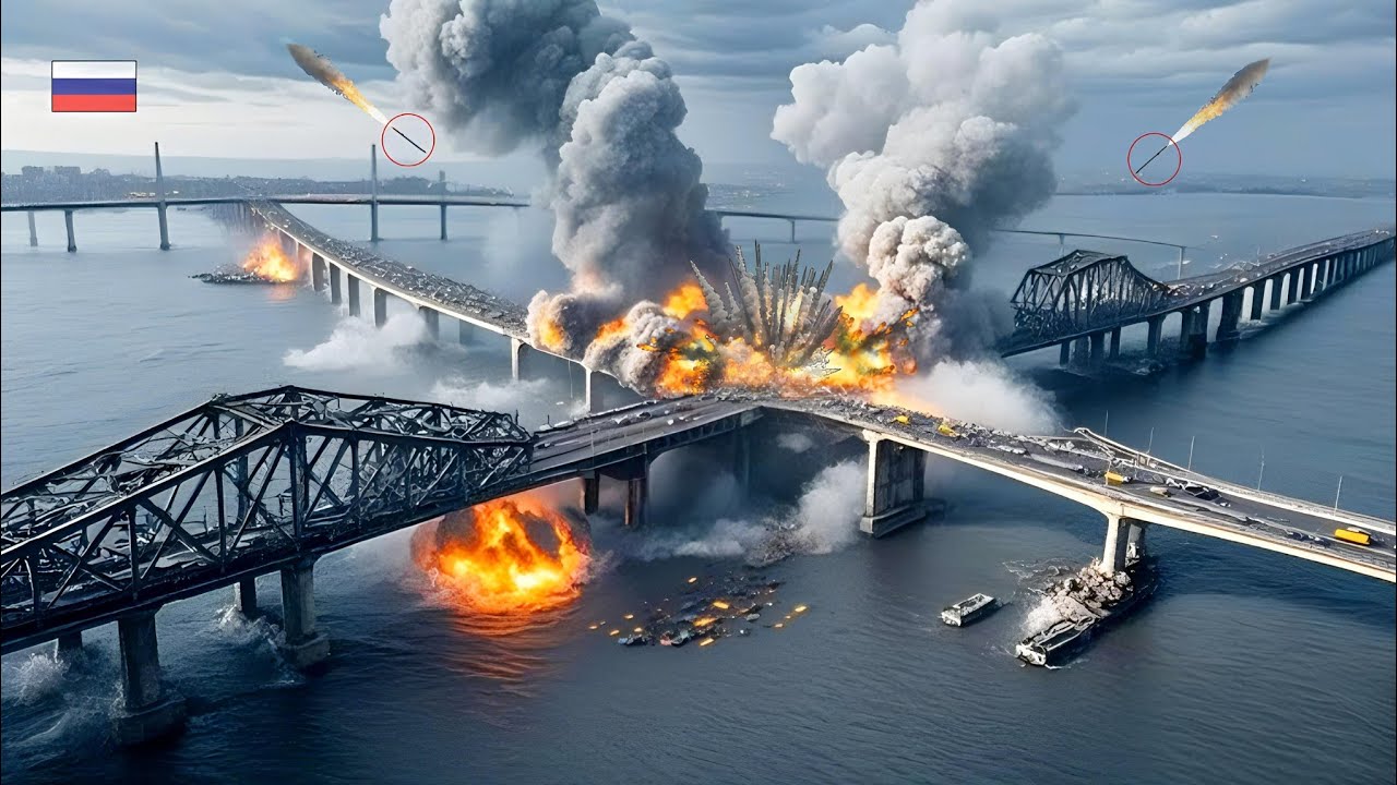 Shocking news! Crimean bridge collapses after Ukraine ambushes Russian ...